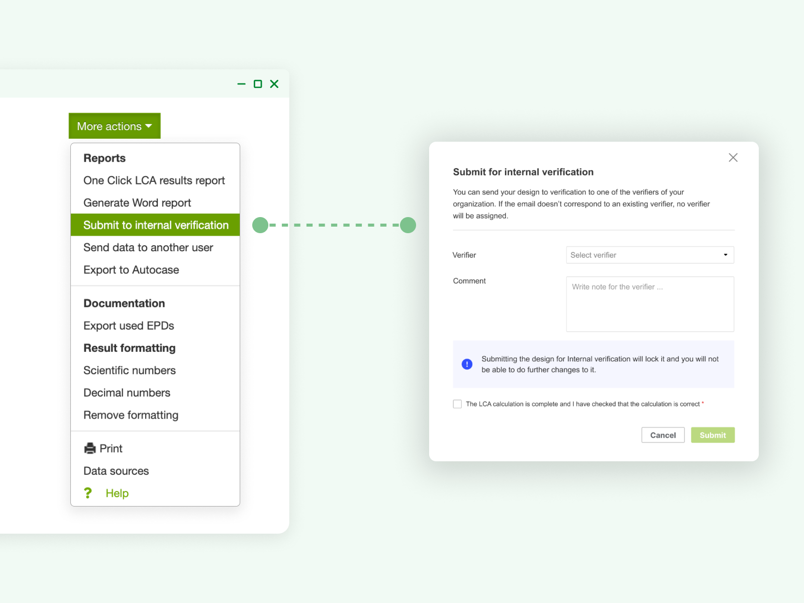 EPD journey through One Click LCA's tools